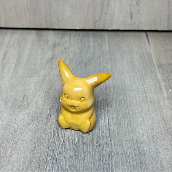 Accents | Pokmon Pikachu Mookaite Crystal Stone Carving Figurine Statue ...